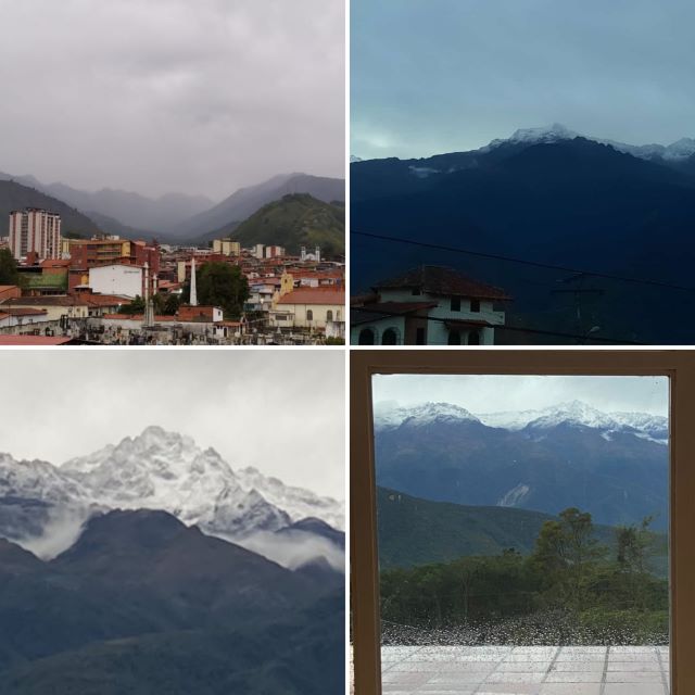 La imponente nevada, regalo de la naturaleza a Mérida en sus 464 años ...